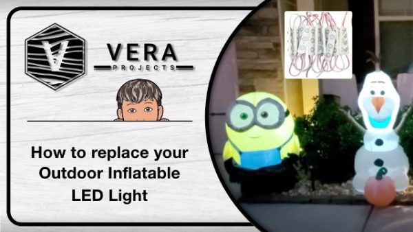 How to replace your Outdoor Inflatable LED Light - The Vera Projects
